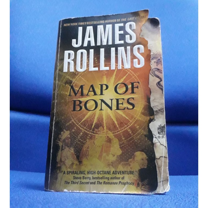 English Fiction Novel Map Of Bones by James Rollins | Shopee Malaysia