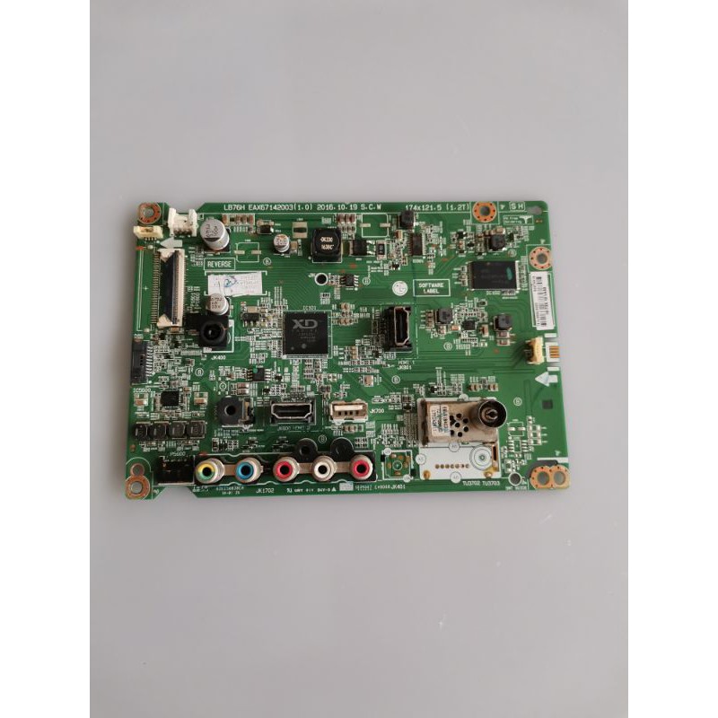 LG LED 43" TV Model: 43LJ510T / Main Board: EAX67142003 / T-Con Board: T430HVN01.A / Ribbon Wire ...
