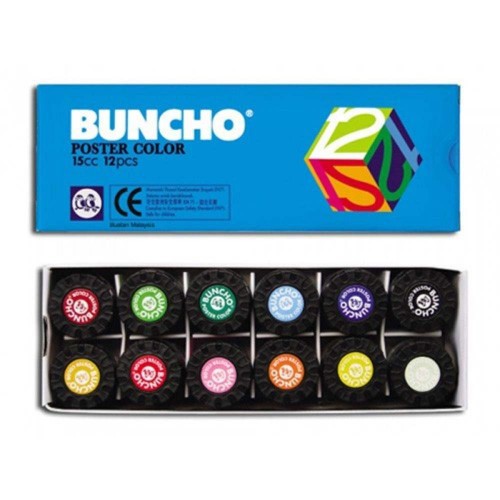 *Original Buncho Poster Color 12 Colours / 18 Colours Colour 15cc 1512/ ...