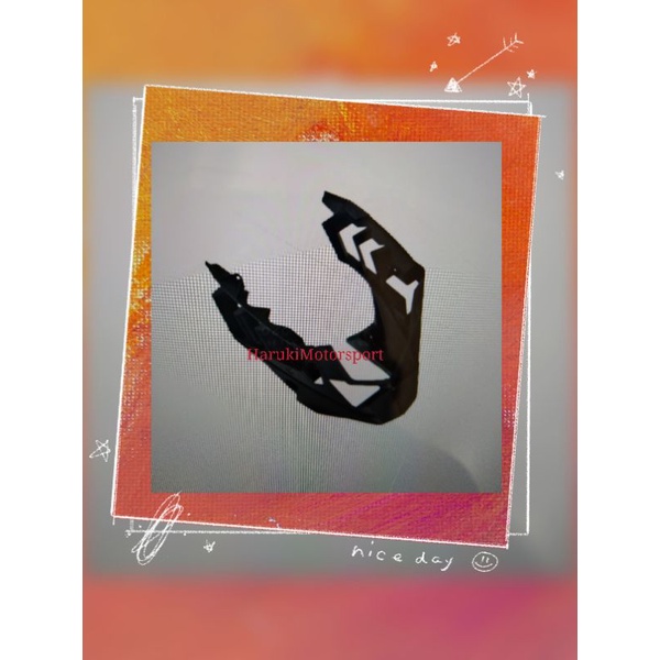 ORIGINAL YAMAHA Y15ZR Y15 UNDER LOWER COVER INNER MATTE COLOUR HITAM ...