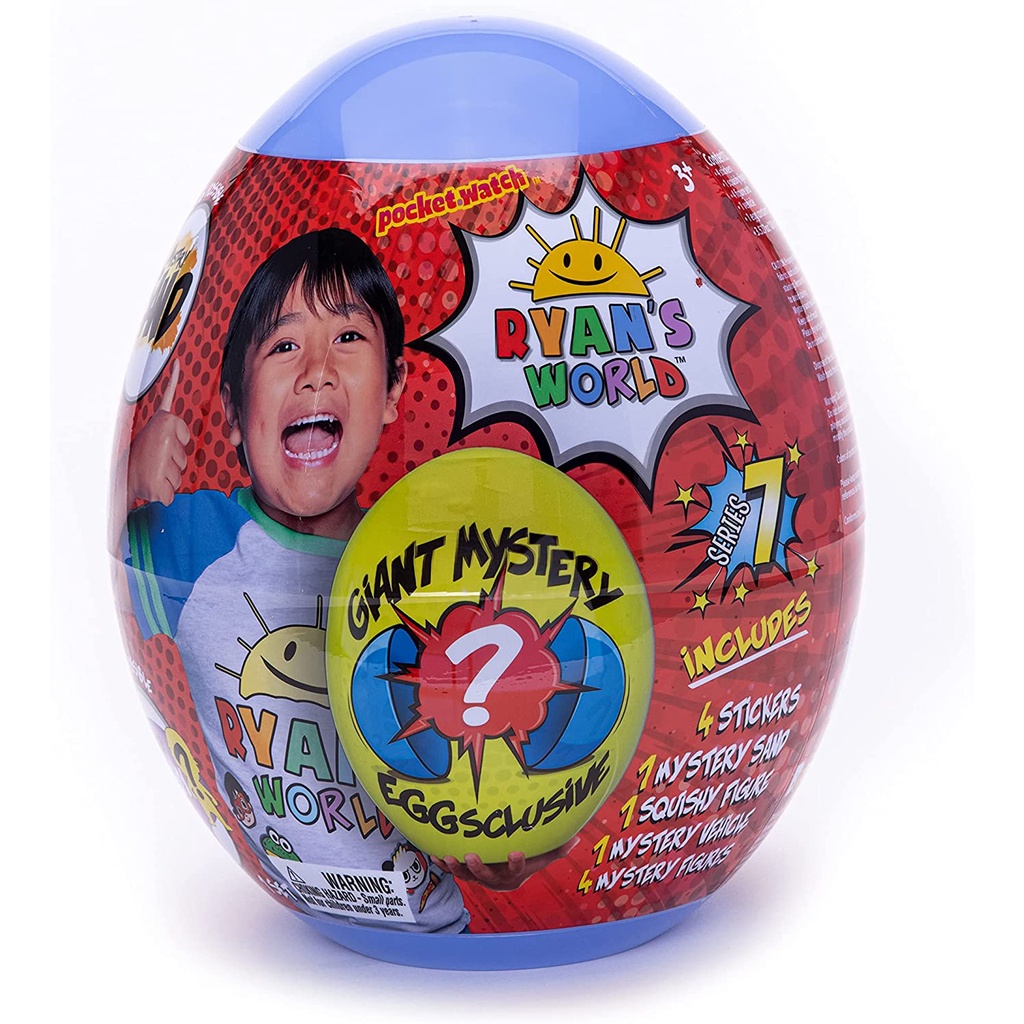 RYAN'S WORLD Giant Egg – Series 7 - Giant Egg is Filled with Surprises ...