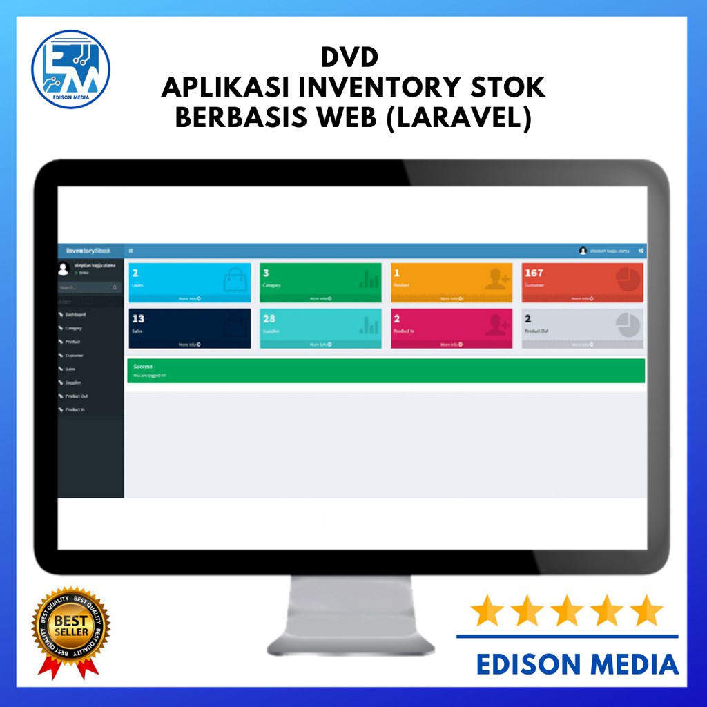 Web-based Stock Inventory Application DVD (Laravel) | Shopee Malaysia