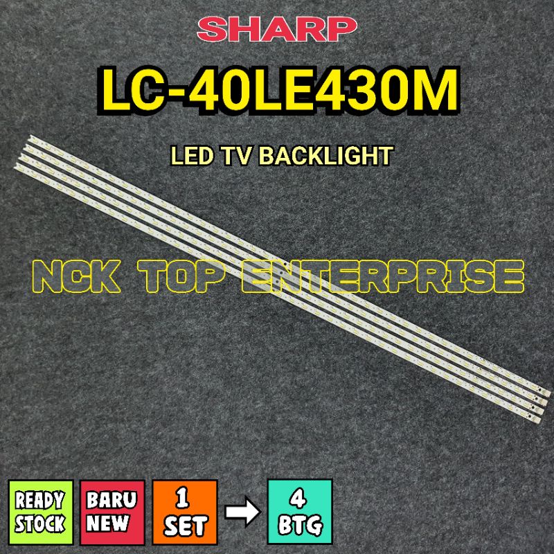 SHARP LC-40LE430M TV LED BACKLIGHT BARU / READY STOCK LC-40LE430 LC40LE430M LC40LE430 | Shopee ...