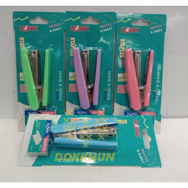 HAWK Stapler Model HK-9903 Pastel Color With No.10 Wire | Shopee Malaysia