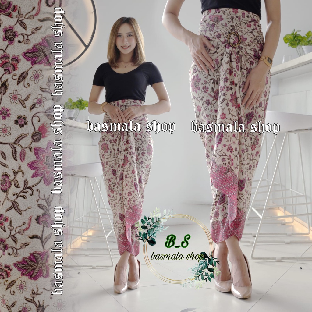 Batik Wrapped Skirt Wrapped Skirt kebaya Bottom kebaya Skirt Graduation Skirt - tanjung pink ...
