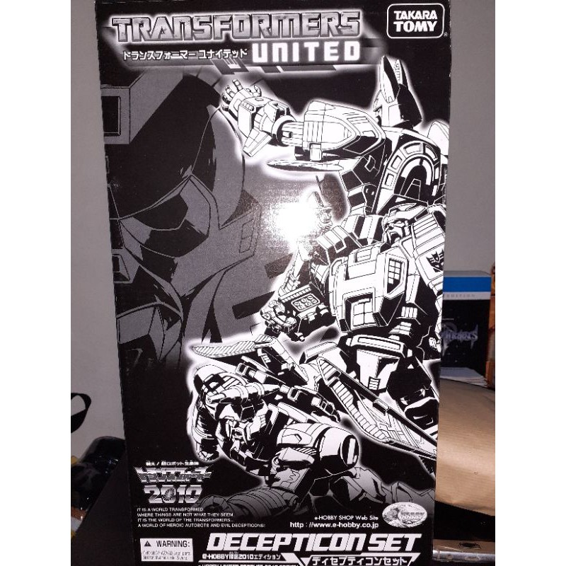 Transformers United Ehobby Decepticon CLEAR SET OF 3 | Shopee Malaysia