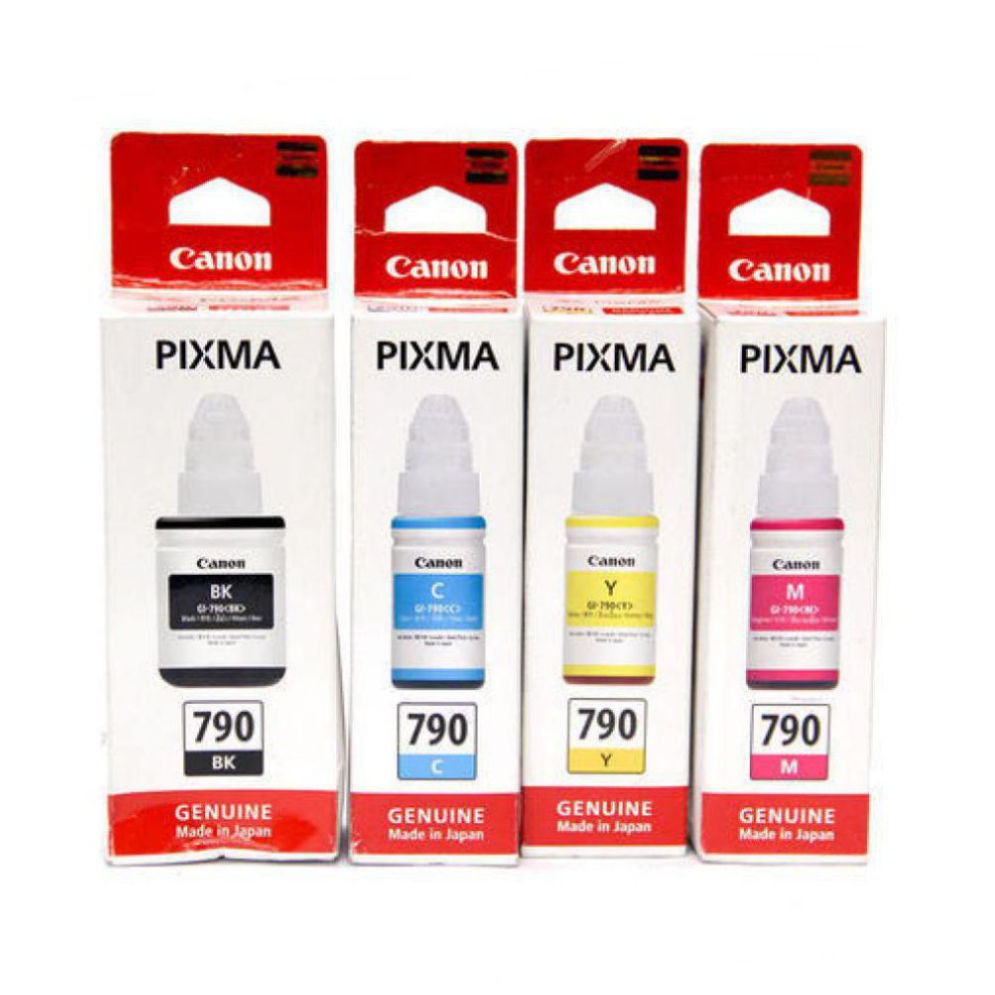 Canon GI-790 GI790 G series Inks Black/Cyan/Magenta/Yellow 790 | Shopee ...