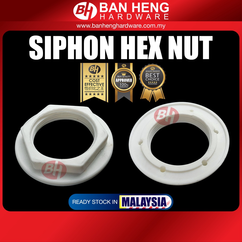 TECHPLAS 1020 SIPHON HEX NUT | Shopee Malaysia