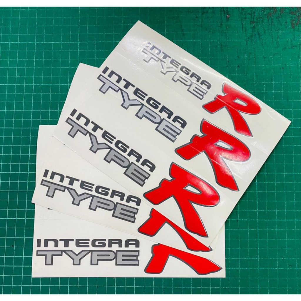 Honda Integra Type R DC2/DB8 (JDM) - sticker - Ready Stock | Shopee ...