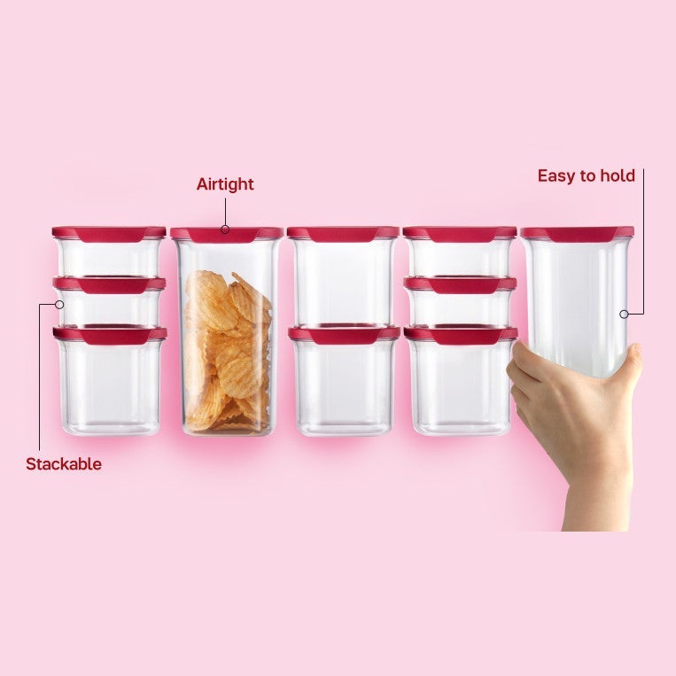 Tupperware Ultra Clear Containers | Shopee Malaysia