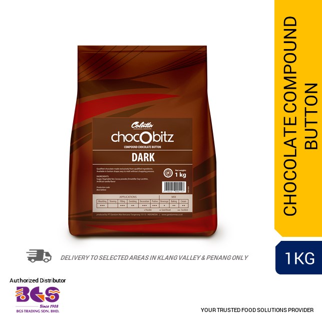 Colatta Chocobitz Chocolate Compound Buttons 1kg | Shopee Malaysia