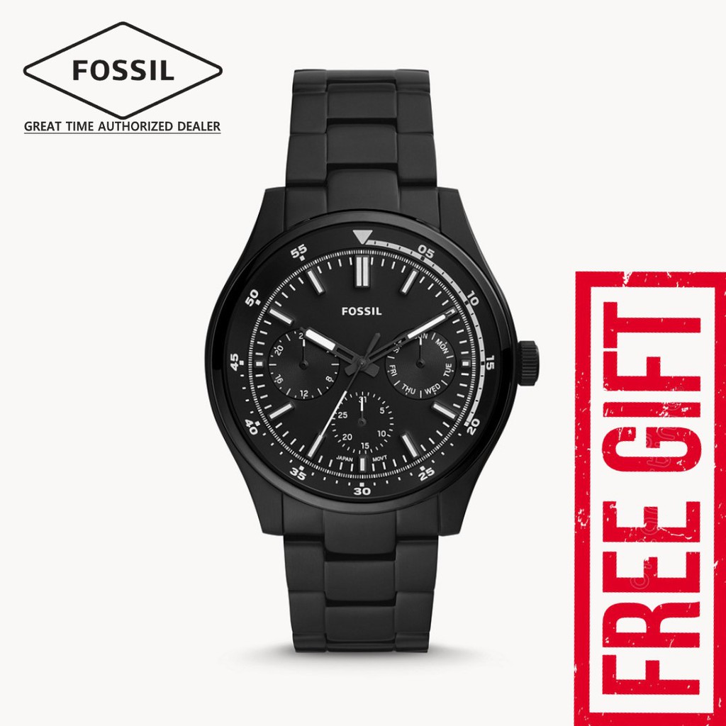 Fossil Watch FS5576 Belmar Multifunction Gent's Stainless Steel Watch | Shopee Malaysia