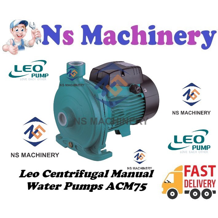 Leo Centrifugal Manual Water Pumps ACM75 0.75kw 1hp | Shopee Malaysia
