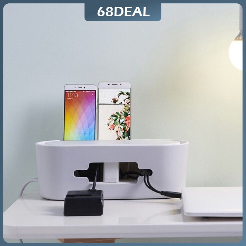 【Johor Stock】Cable Cord Management Box Organizer for Power Strips ...