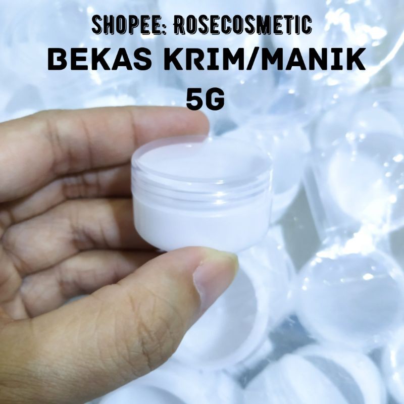 10pcs rm3.50 Bekas Krim / Manik / Subang 5g | Shopee Malaysia