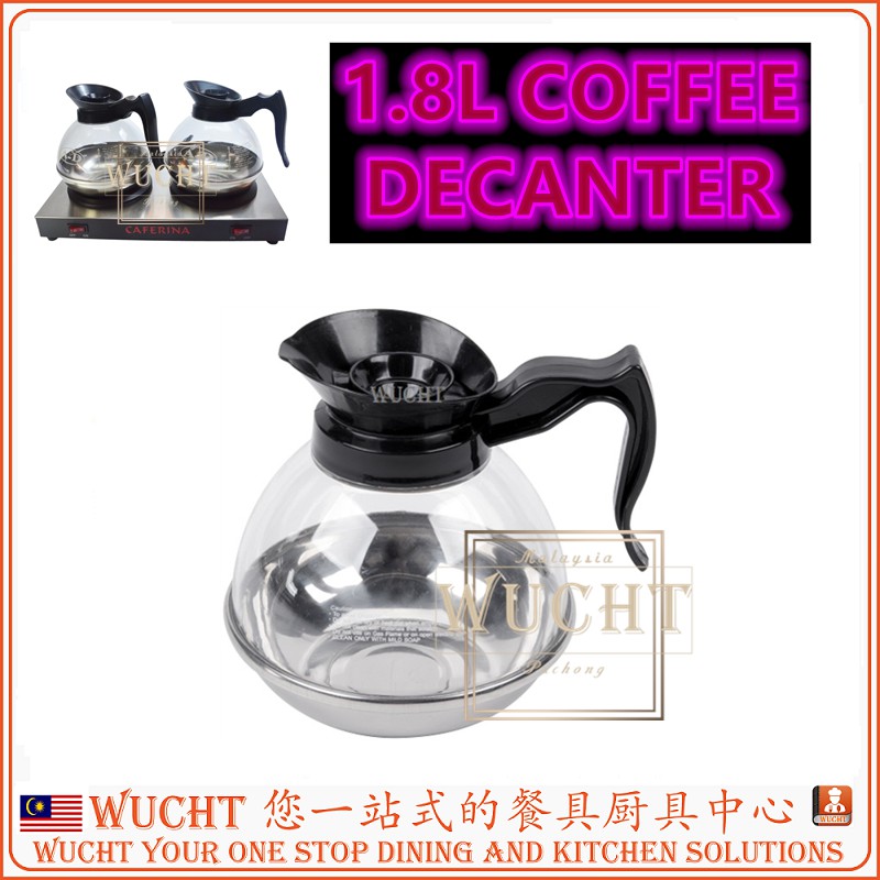 【WUCHT】Foodservice Coffee Decanter 1.8 Liters , Polycarbonate for Hotel ...