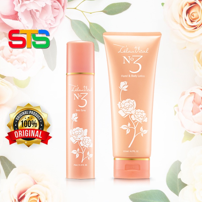 COSWAY L’élan Vital No.3 Hand & Body Lotion 200ml / Body Spray 75ml ...
