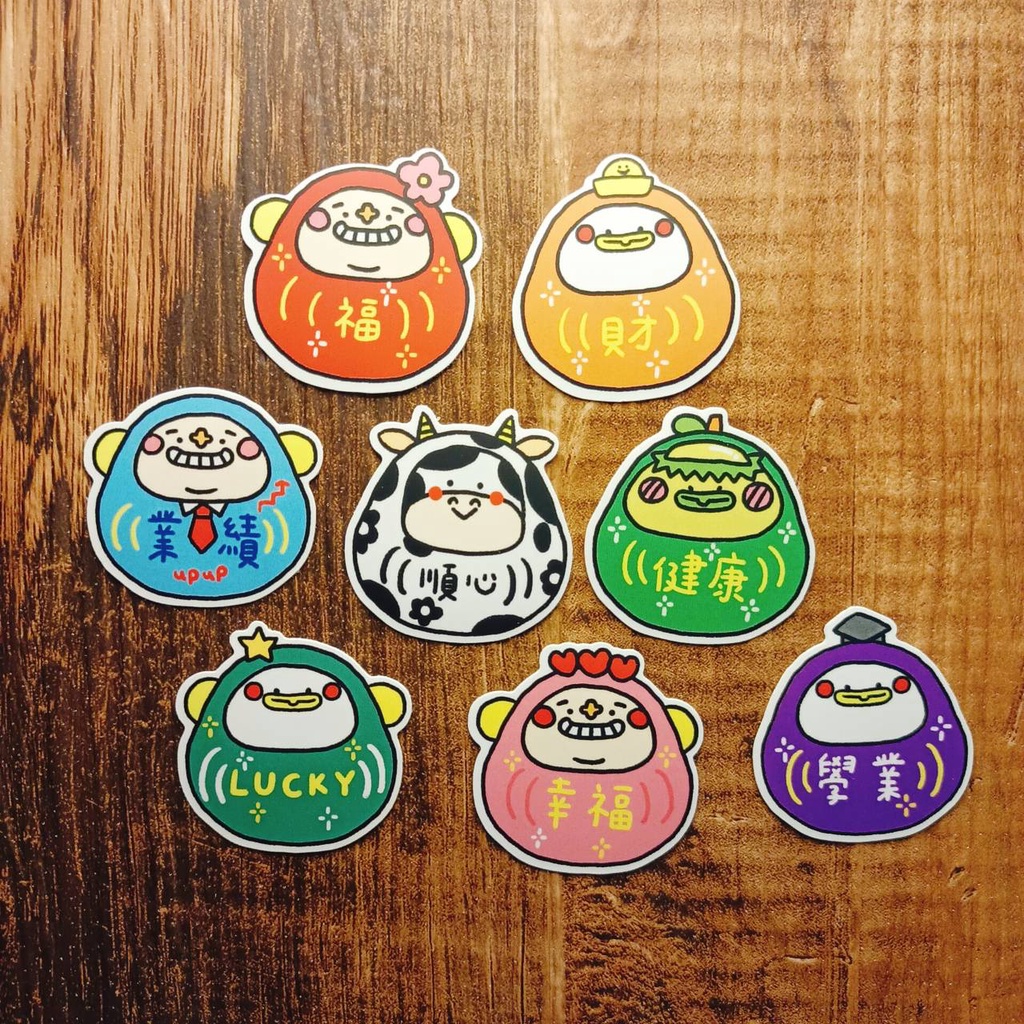 Flower Big Nose Dharma Sticker Pack-Fu | Shopee Malaysia