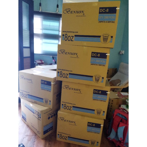 cawan 8oz 1 carton 2000pcs -brand benxon/CB ware/ NGD / DLL(8oz ...