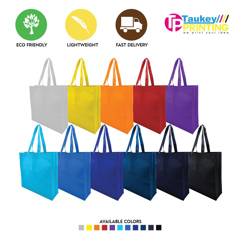 READY STOCK A3 Non Woven Bag Plain Eco Tote Bag | Shopee Malaysia