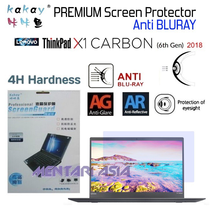 Screen Protector LENOVO Thinkpad X1 CARBON - KAKAY Premium ANTI BLURAY ...