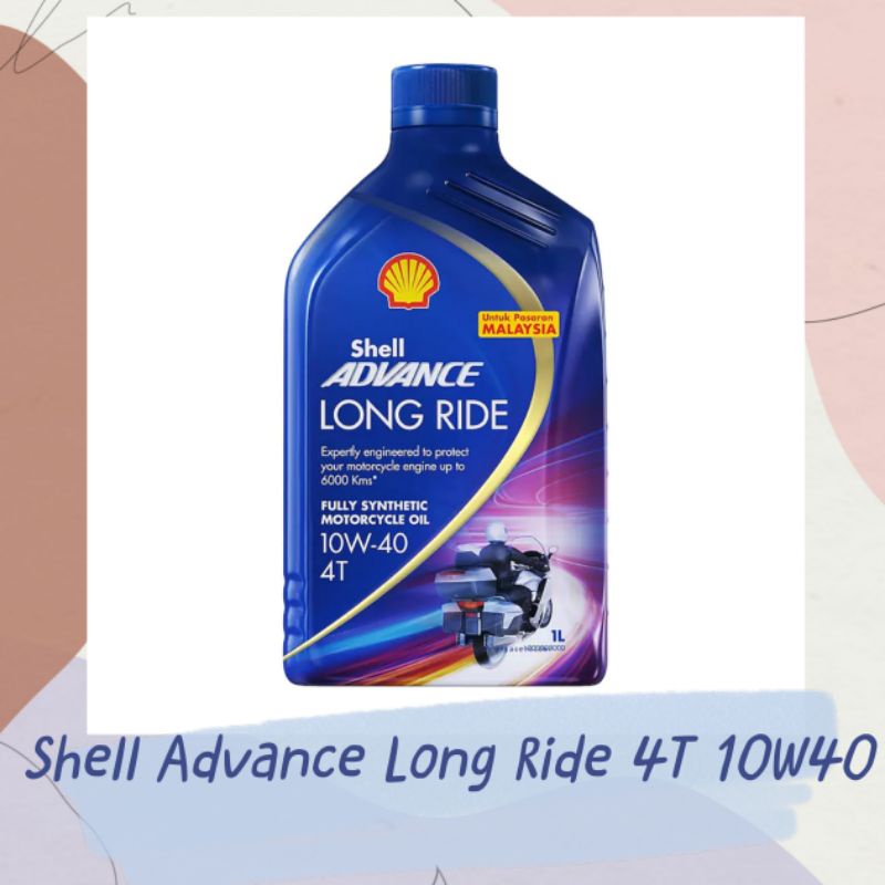📢 Shell Advance Long Ride 4T 10W40 | Shopee Malaysia