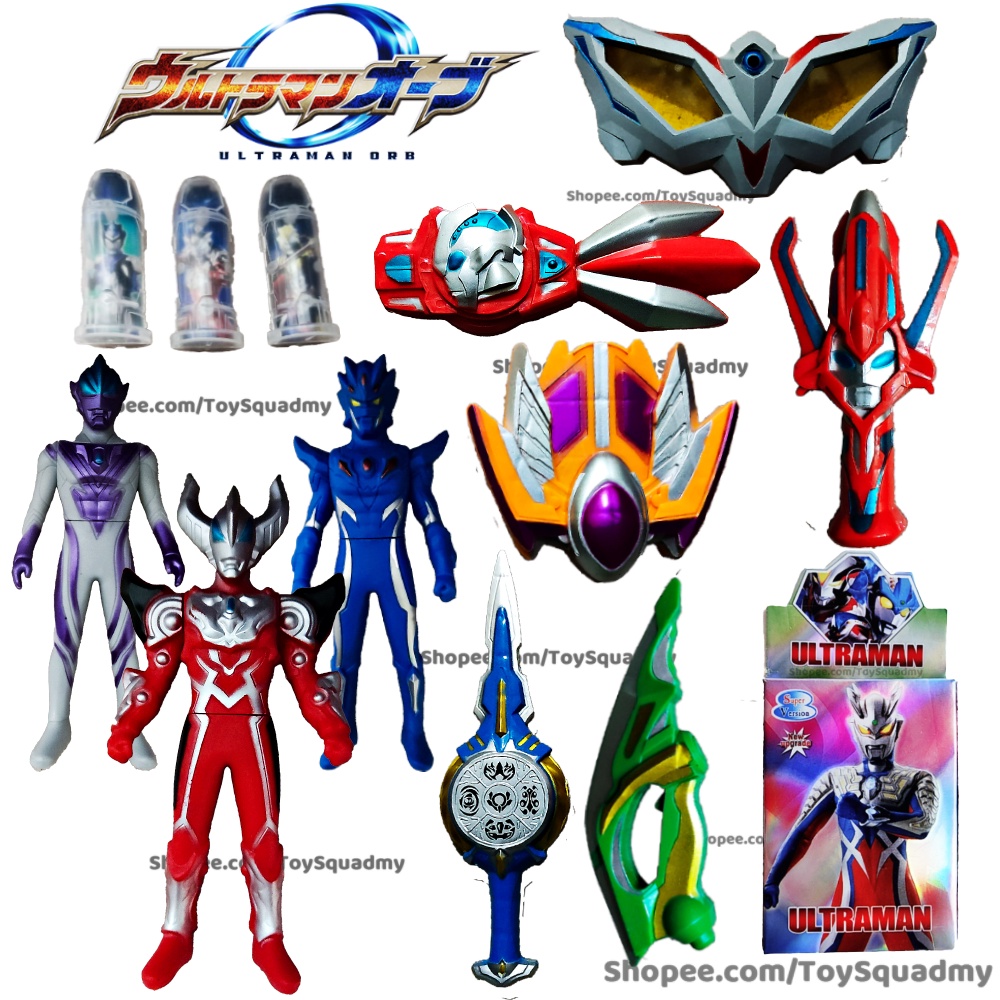 Ultraman Orb Origin Super hero Collection Set Ultra Capsules Generation ...