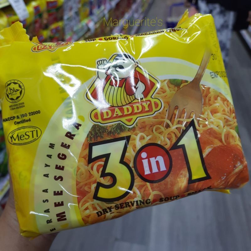 Mee Daddy Ayam 3 in 1 & Kari 365 [5 packet x 80g] | Shopee Malaysia