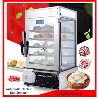 Automatic Steamer Machine Pau Bun Steamed Machine Glass Steaming Bun ...