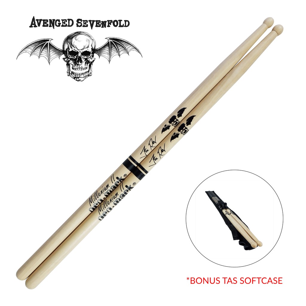PRO MARK The Rev Drum Stick BONUS Drum Stick Softcase Bag STKD-15 ...