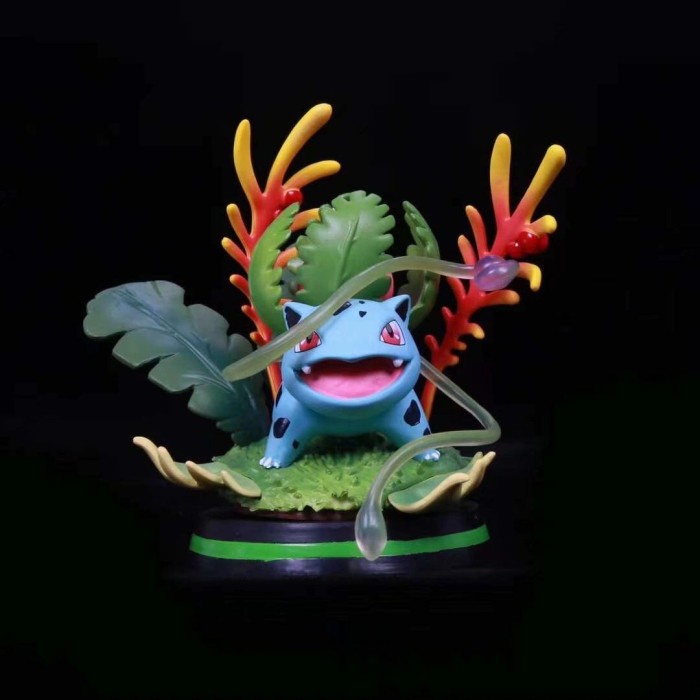 Pokemon statue ivysaur Action figure - bulbasaur collection children's ...
