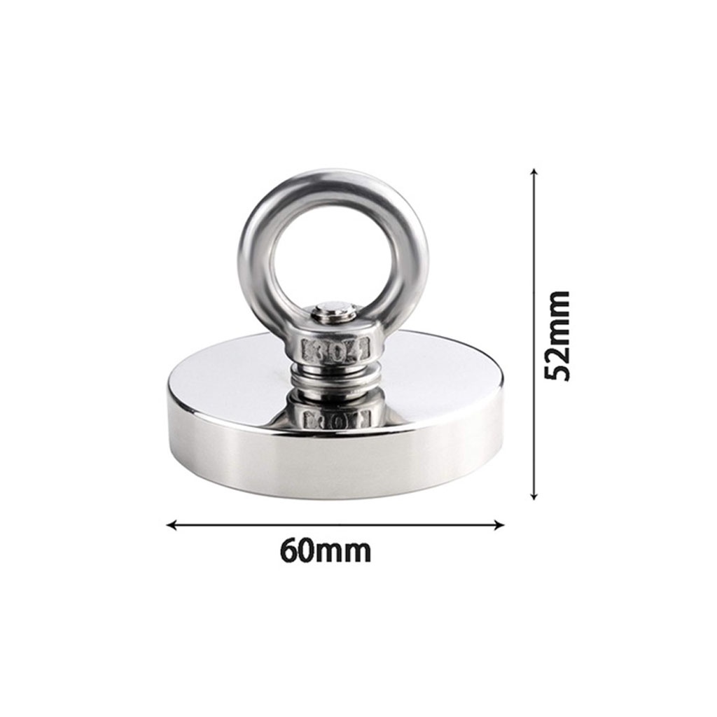 Fishing Magnet D42 D60 D90 60kg/120kg/340kg Super Strong Magnet ...