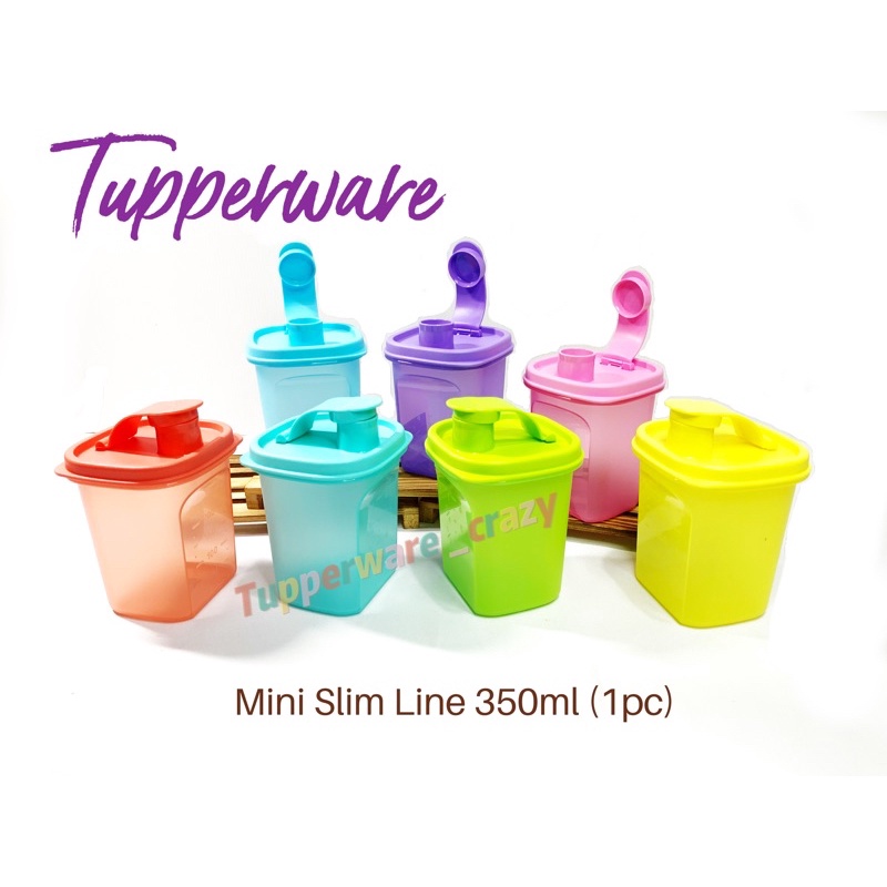 🔥Tupperware Mini Pour 350ml / Mini Slim Line 350ml (1pc)🔥 | Shopee Malaysia