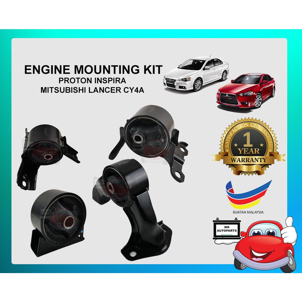 Proton Inspira Mitsubishi Lancer CY4A AUTOMATIC Engine Mounting Kit ...
