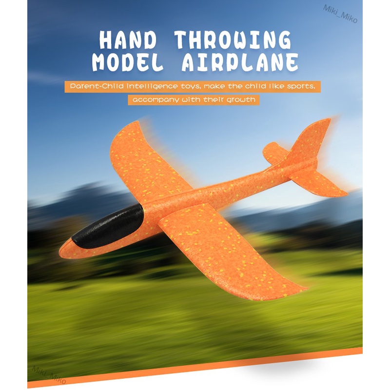 Children's Hand-Thrown Glider Airplane Toy Foam Airplane Model Party ...