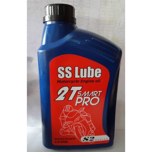 💥SS LUBE MOTORCYCLE ENGINE OIL (2T SMART PRO)💥0.946liter | Shopee Malaysia