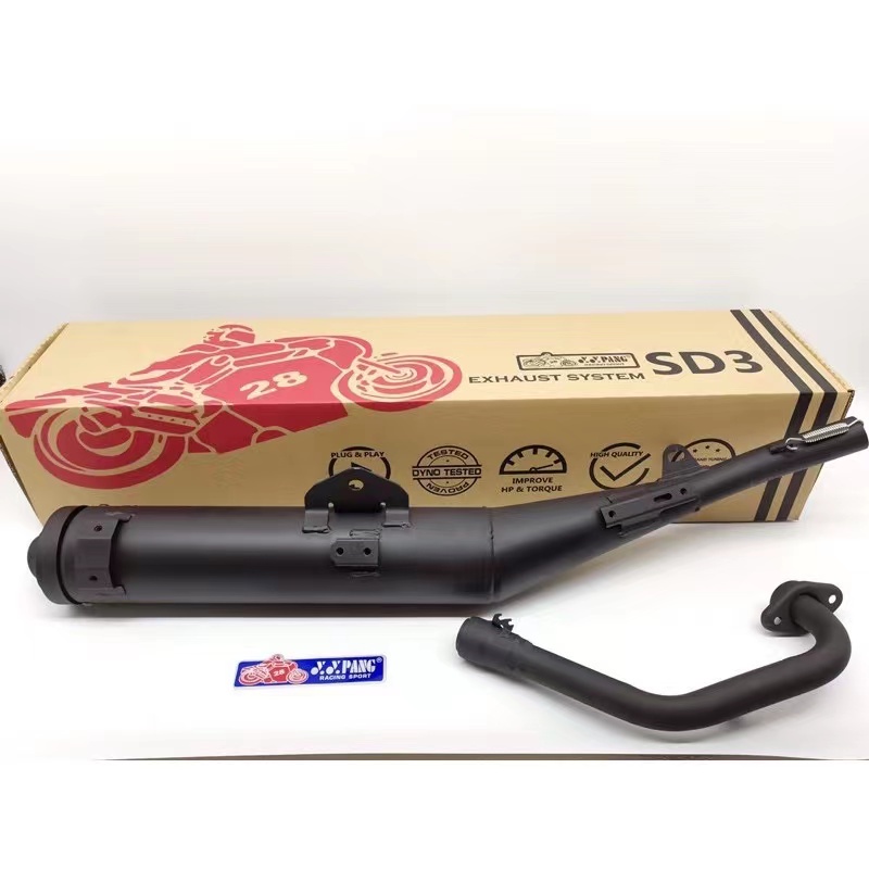 YYPANG EXHAUST PAIP PIPE RACING YAMAHA Y15ZR Y15Z Y15 HONDA RS150 ...
