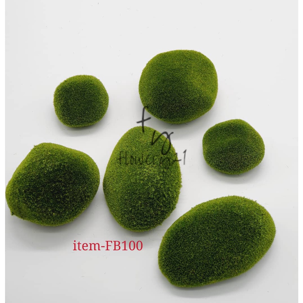 Artificial Stone Moss | Batu Lumut | Shopee Malaysia
