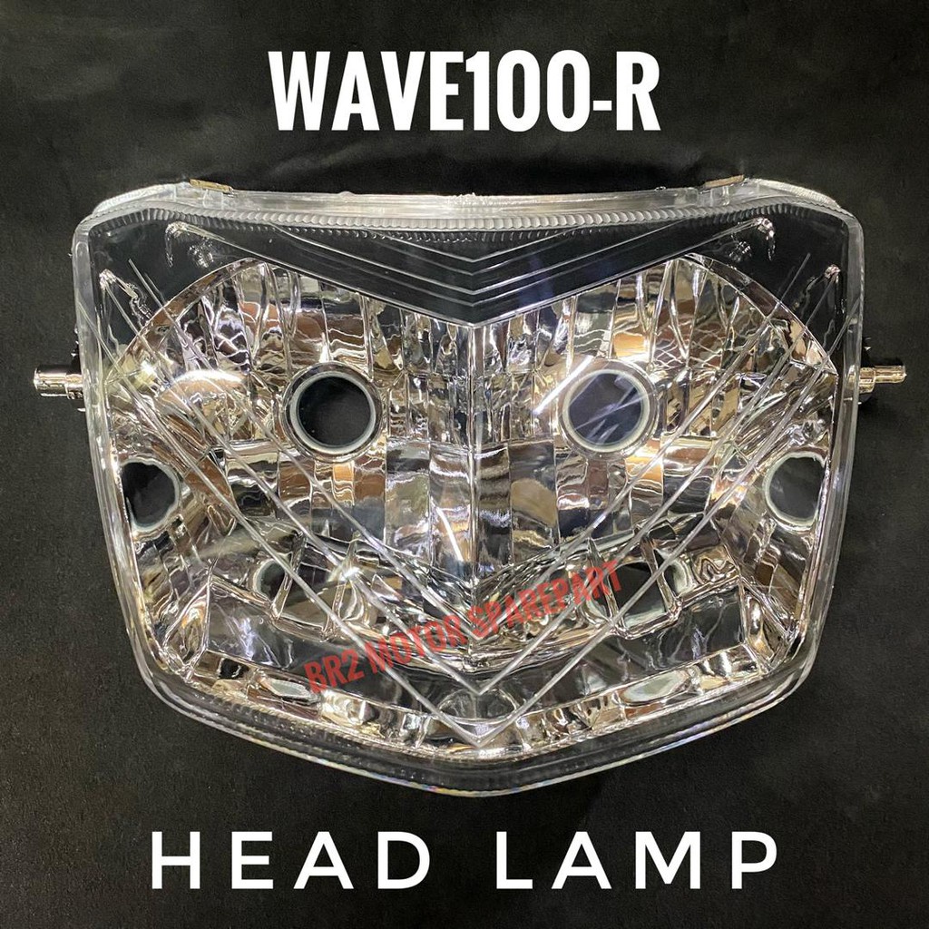 WAVE100 R/WAVE100R Head Lamp Standard Lampu Depan WAVE100R WAVE 100 R ...