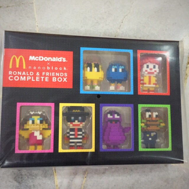 McD toy- McDonald's nano block Ronald and friends | Shopee Malaysia