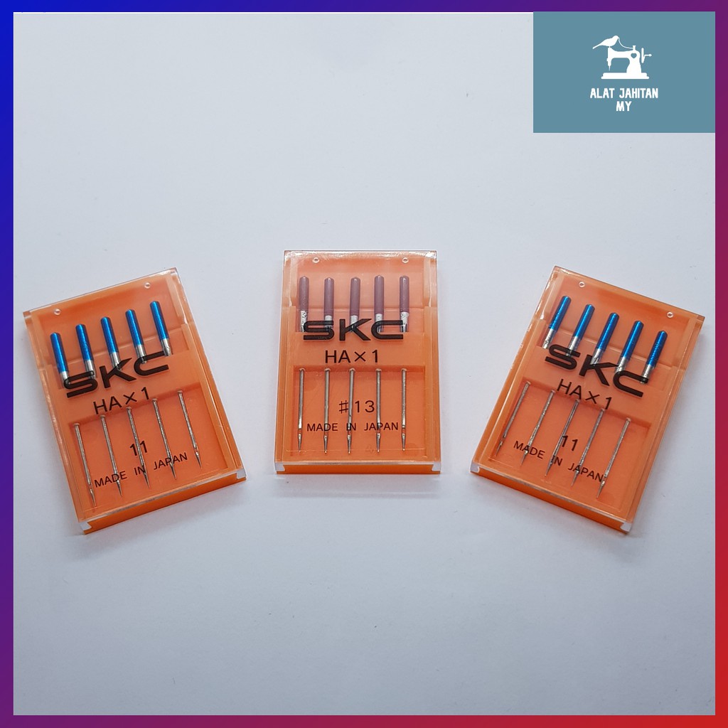 SKC Sewing Machine Needle | Jarum Mesin Jahit SKC | Made in Japan ...