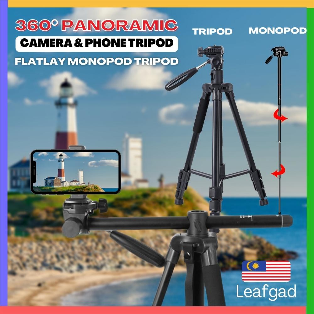 🔥READY STOCK🔥 ZOMEI Camera & Phone Tripod Monopod Flat Lay Horizontal ...