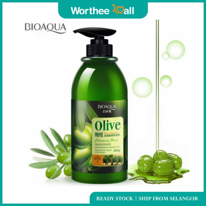 BIOAQUA Olive Shampoo Anti-dandruff Refreshing Oil Control Hair Care ...