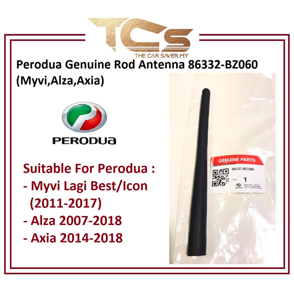 Perodua Genuine Rod Antenna 86332-BZ060 (Myvi,Alza,Axia) | Shopee Malaysia