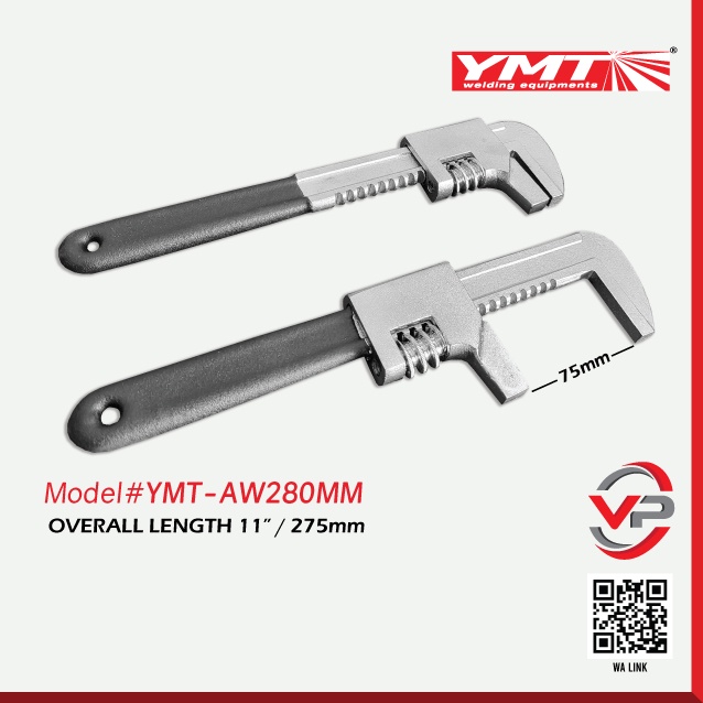 YMT HEAVY DUTY AUTO WRENCH 11" & 15" / F WRENCH / F SPANNER - 1 PC ...