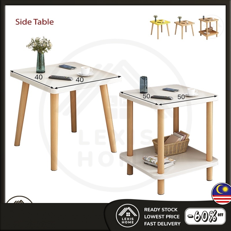 LEXIS Multiple Sizes Living Room Small Coffee Table Side Table Square ...