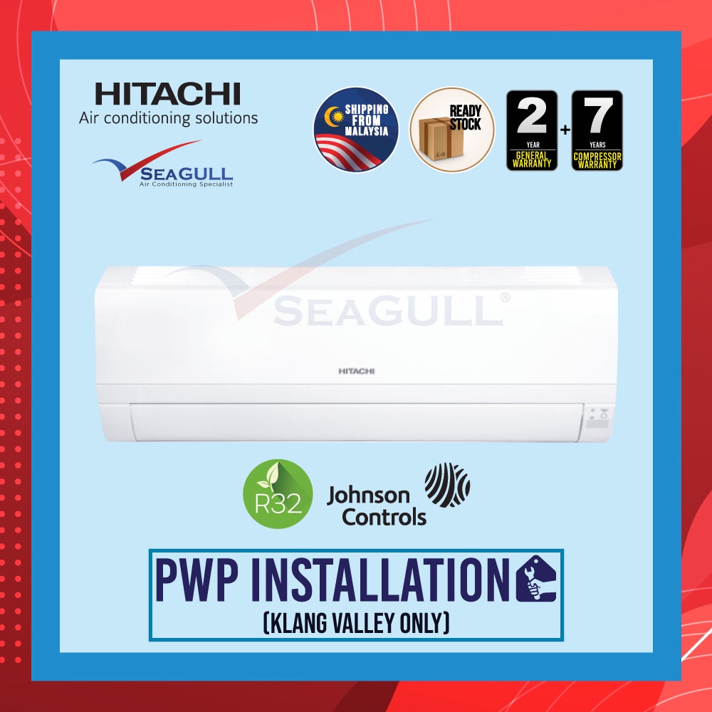 [PRE-ORDER] [JAPAN BRAND] Hitachi Johnson Controls Wall Mounted Non ...
