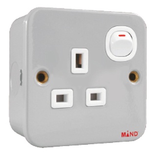 MIND 13A Industrial Switch Socket & Switch / Suis Besi / Metal Clad ...