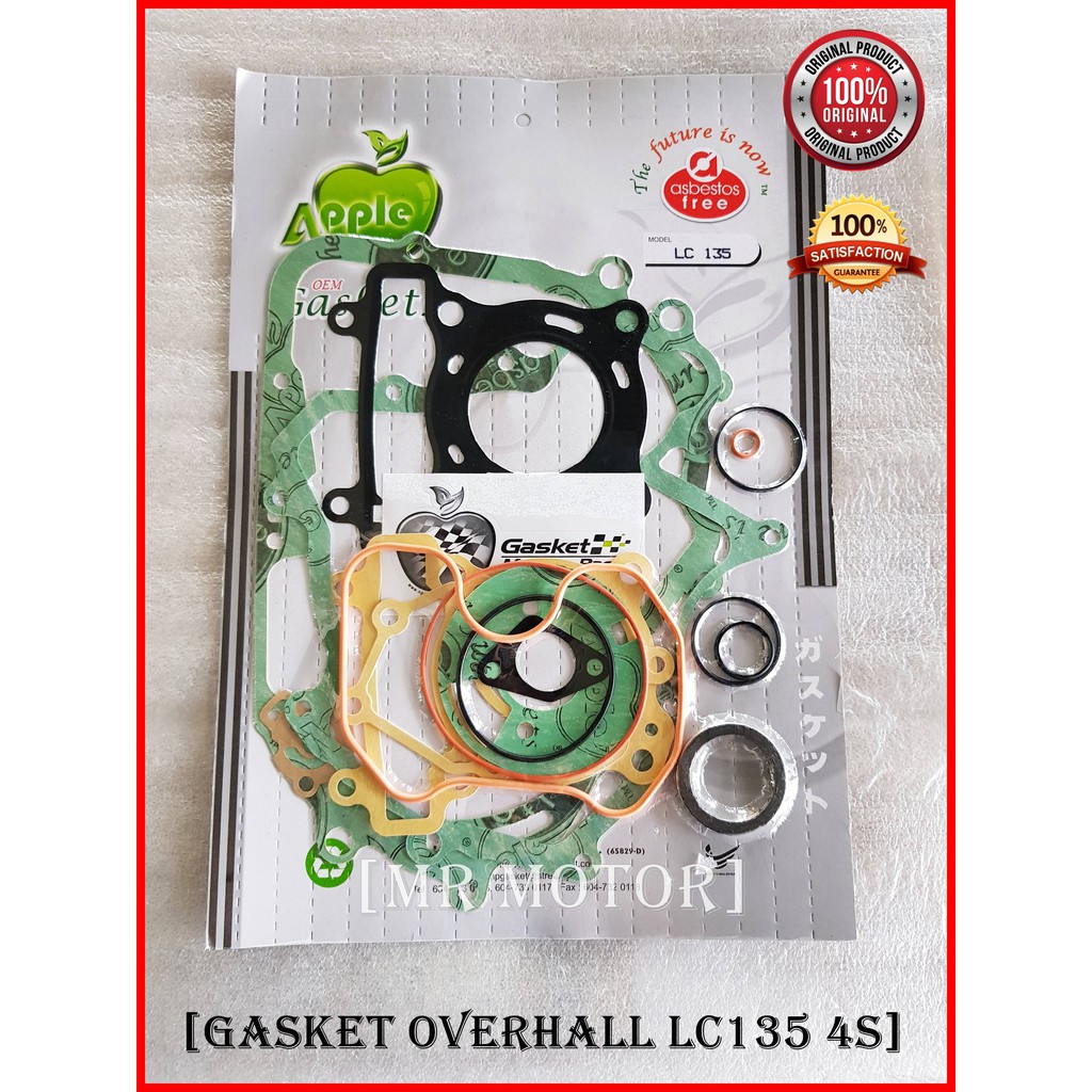 Gasket Complete Engine LC135 4s / Y15 Y15zr Apple NP (100% Original ...