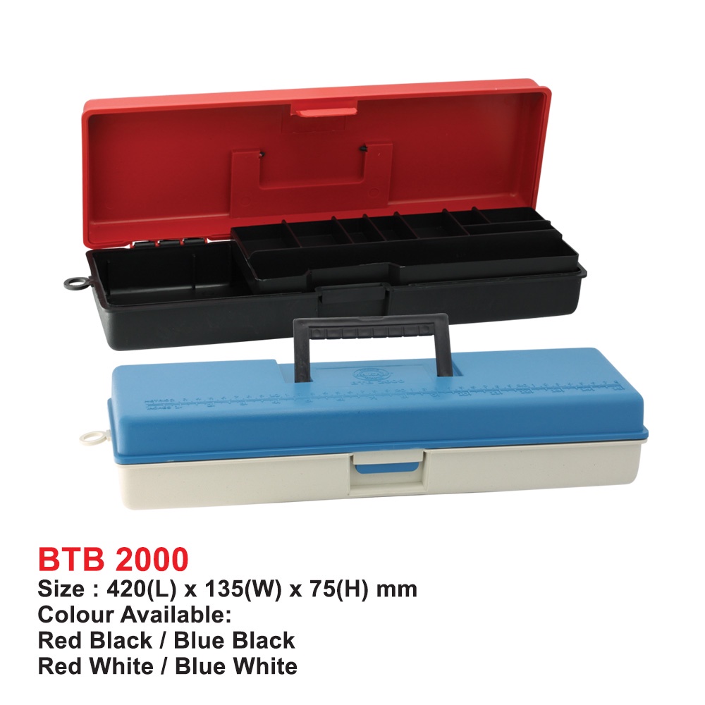 Bakau Tackle Box BTB Plastic Fishing Lure Hook Rig Bait Storage Case ...